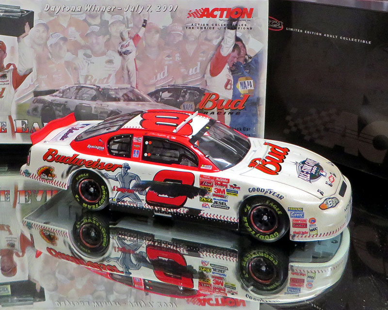 DALE EARNHARDT JR 2001 MLB ALL-STAR RACED VERSION 1/24 RCCA CWB ...