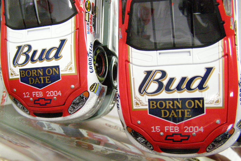 DALE EARNHARDT JR 2005 BORN-ON DATE 2 CAR SET 1/24 ACTION