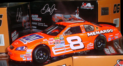 DALE EARNHARDT JR 2006 MENARDS RACED VERSION DAYTONA WIN 1/24 ...