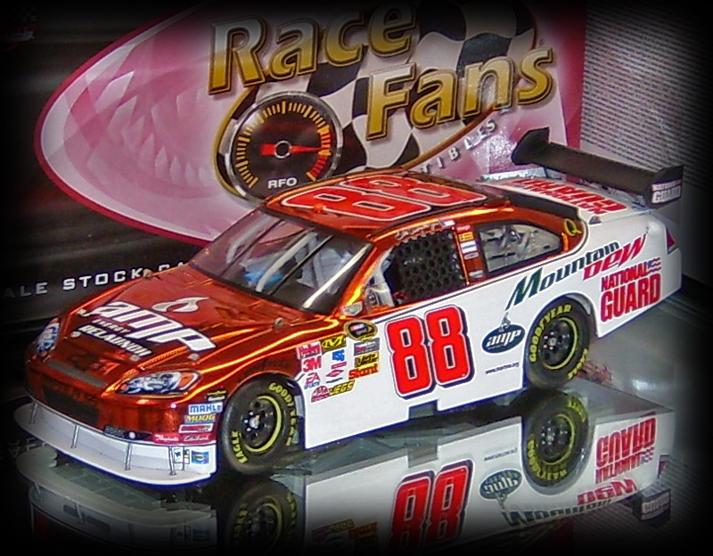 DALE EARNHARDT JR 2008 AMP ORANGE RELAUNCH CHROME 1/24 ACTION
