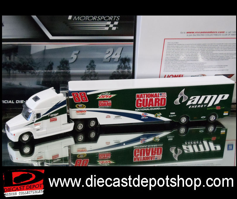 DALE EARNHARDT JR 2011 AMP HAULER 1/64 ACTION