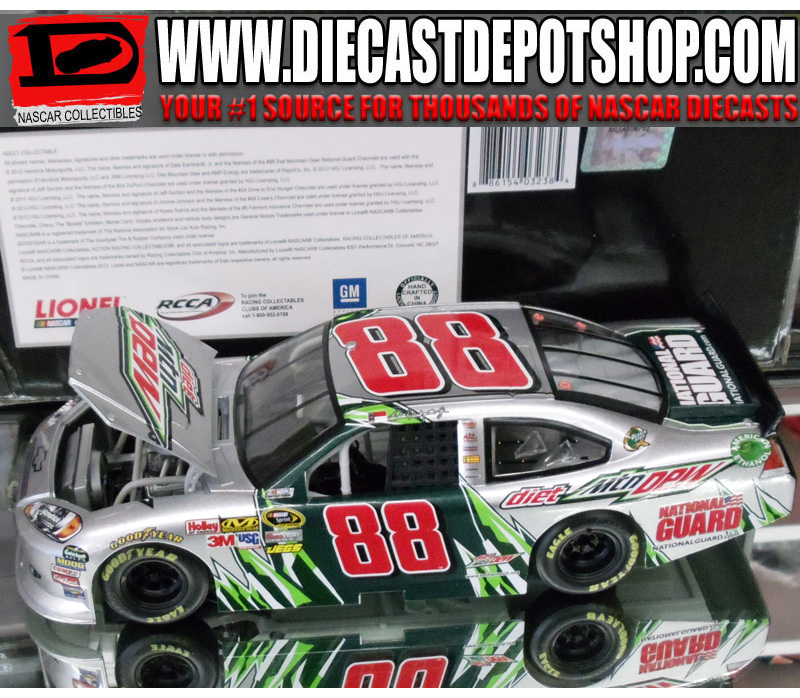 DALE EARNHARDT JR 2012 DIET MOUNTAIN DEW 1/24 ACTION GOLD SERIES (HOOD ...