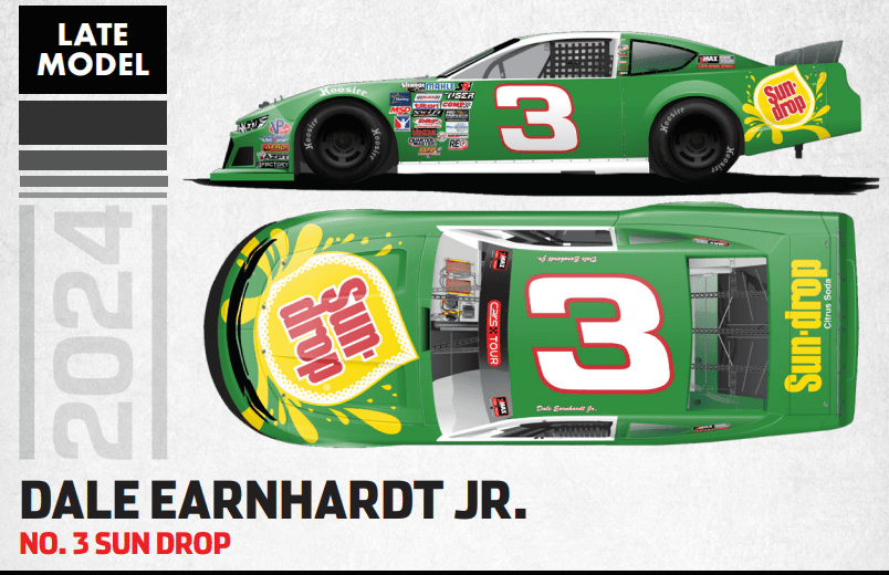 DALE EARNHARDT JR 2024 SUNDROP LATE MODEL 1/24 ACTION DIECAST (ADVANCED ...
