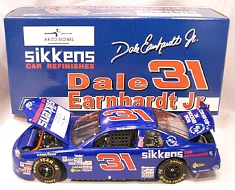 DALE EARNHARDT JR BLUE SIKKENS 1/18 revell collection