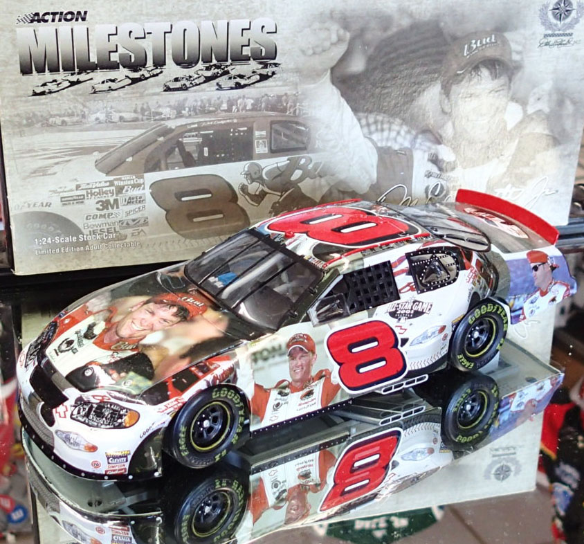 DALE EARNHARDT JR MILESTONES - MLB 2001 ALLSTAR- 1/24 RCCA CLUB