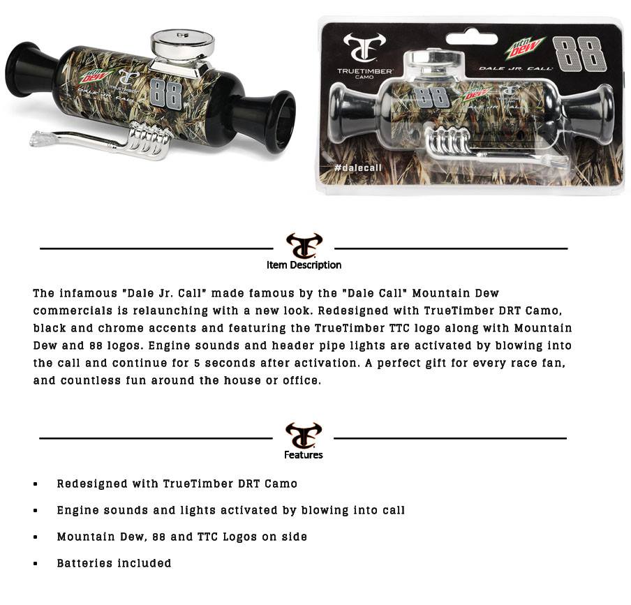 DALE EARNHARDT JR TRUETIMBER DALE CALL