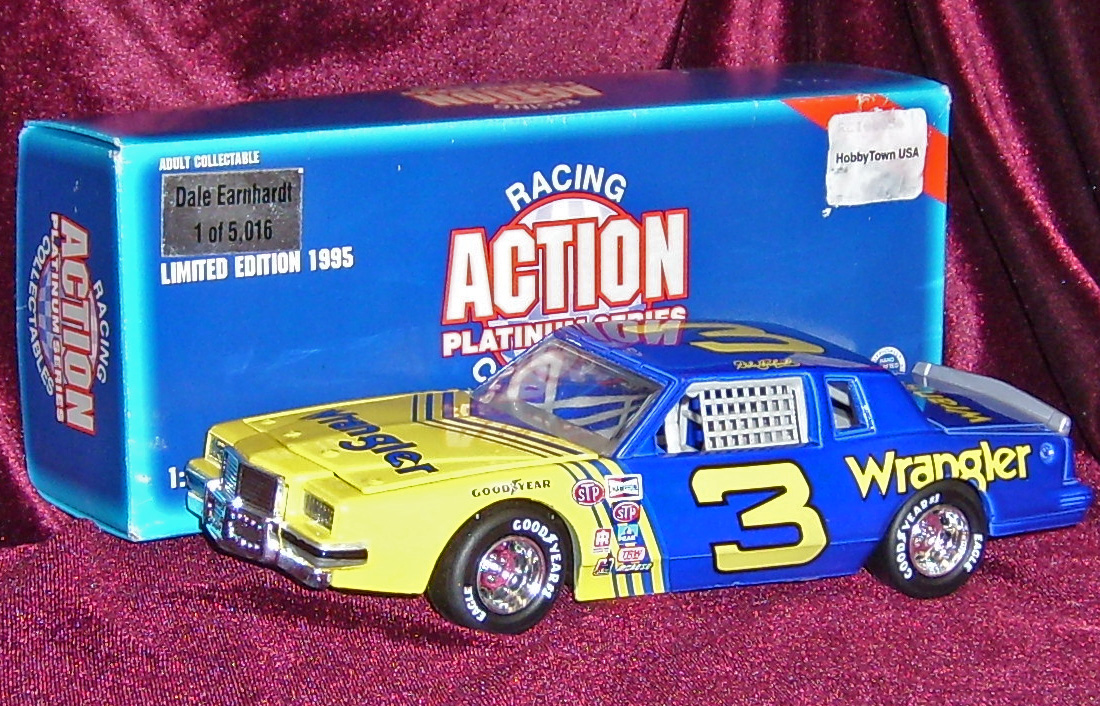 DALE EARNHARDT SR 1981 WRANGLER #3 PONTIAC 1/24 ACTION