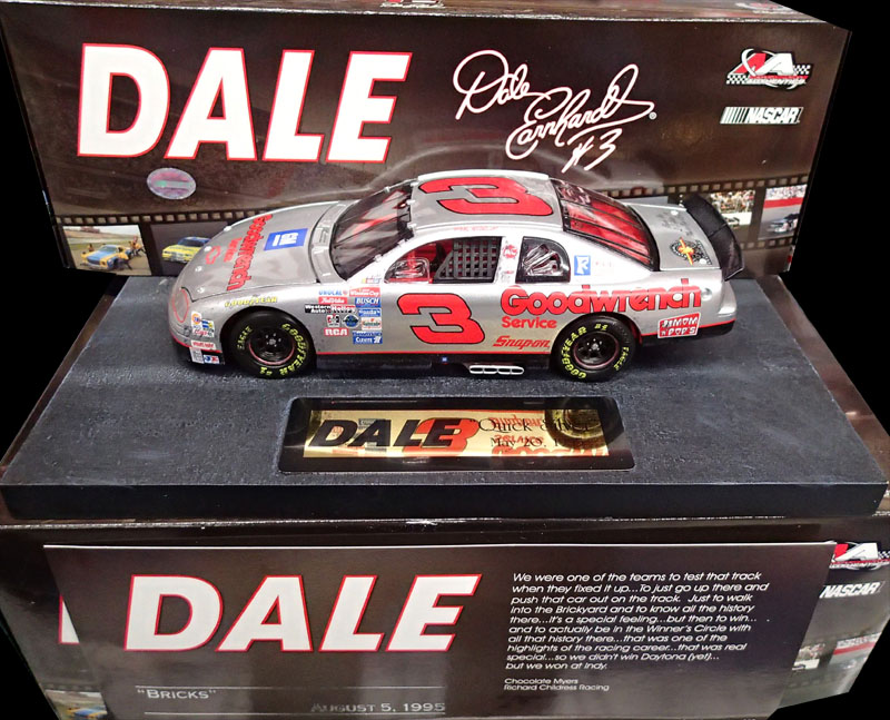 DALE EARNHARDT SR 1995 SILVER SELECT RACED VERSION "QUICK SILVER" 1/24 ...