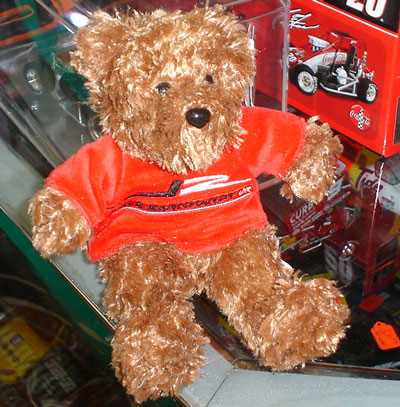 DALE JR FUZZY SPEED BEARS TEDDY BEAR