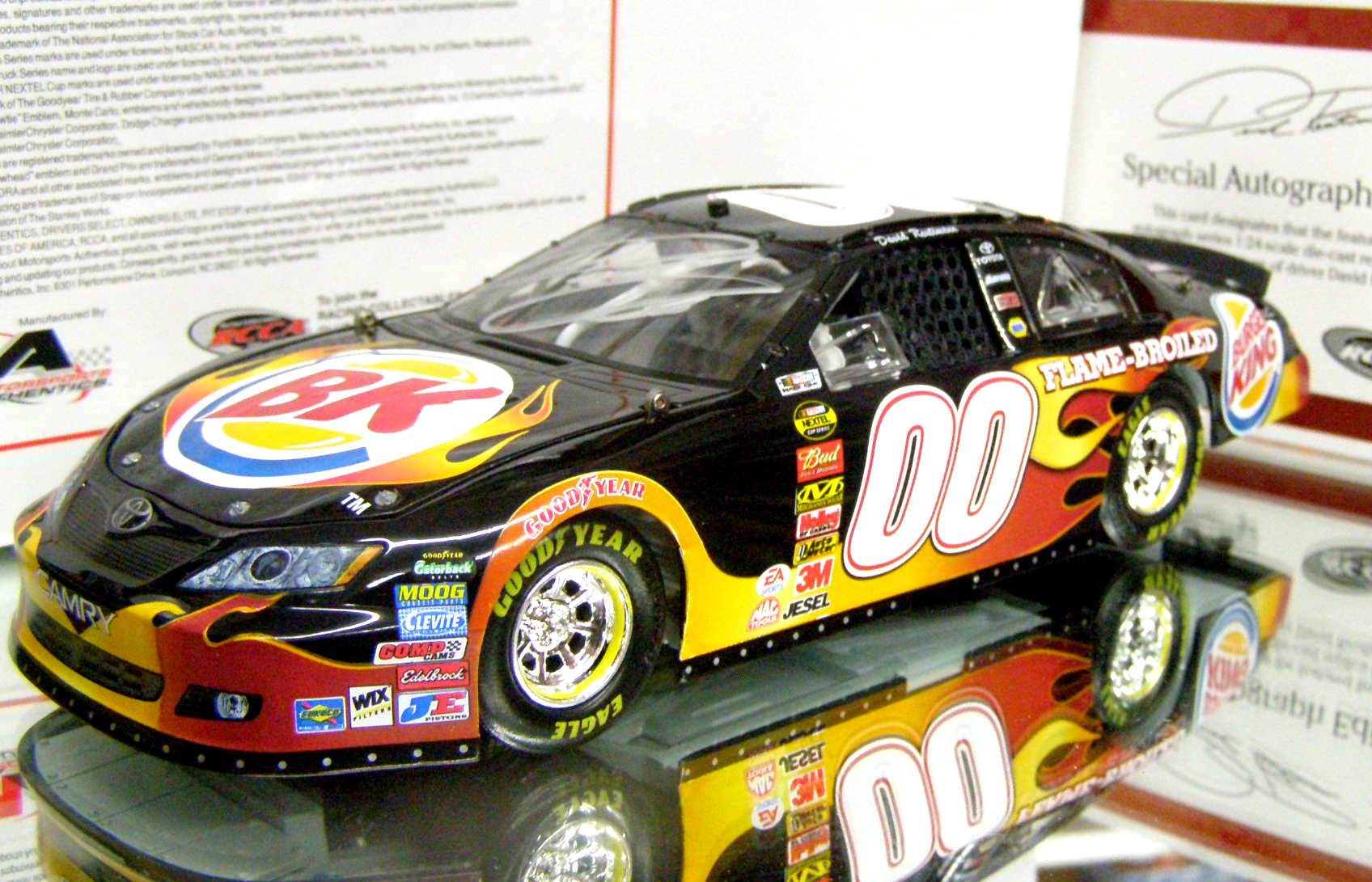 DAVID REUTIMANN 2007BURGER KING TOYOTA CAMRY 1/24 MOTORSPORTS AUTHENTICS