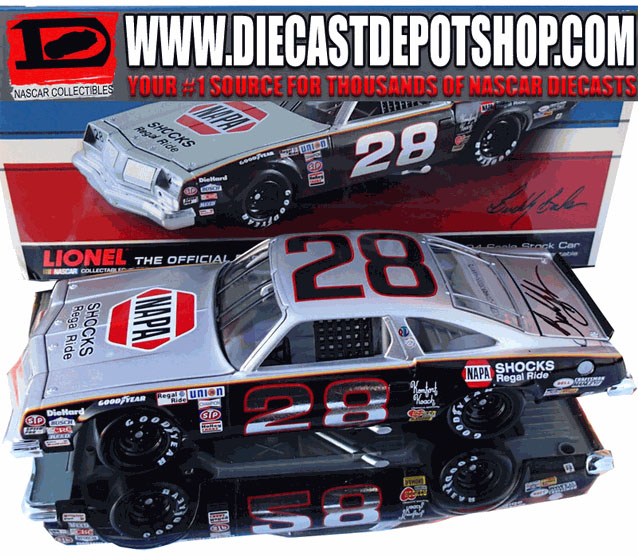 -DEAL OF THE DAY- AUTOGRAPHED BUDDY BAKER 1977 "GRAY GHOST" OLDSMOBILE CUTLASS 1/24 ACTION