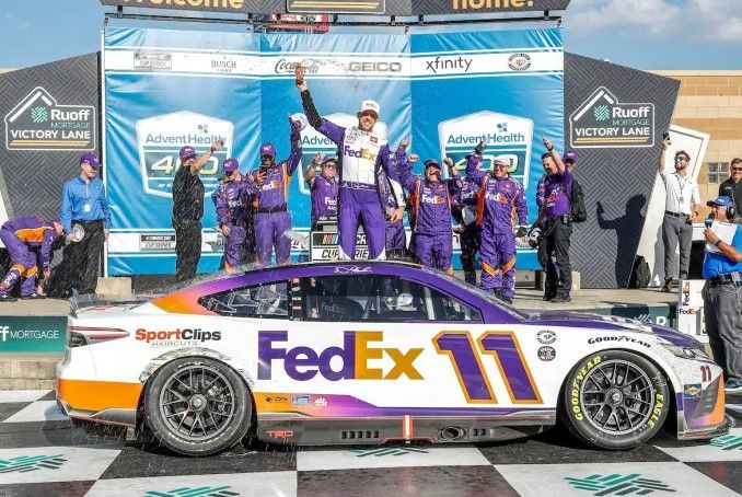 DENNY HAMLIN 2023 KANSAS WIN RACED VERSION FEDEX 1/24 ACTION COLLECTOR SERIES DIECAST (ADVANCED ...