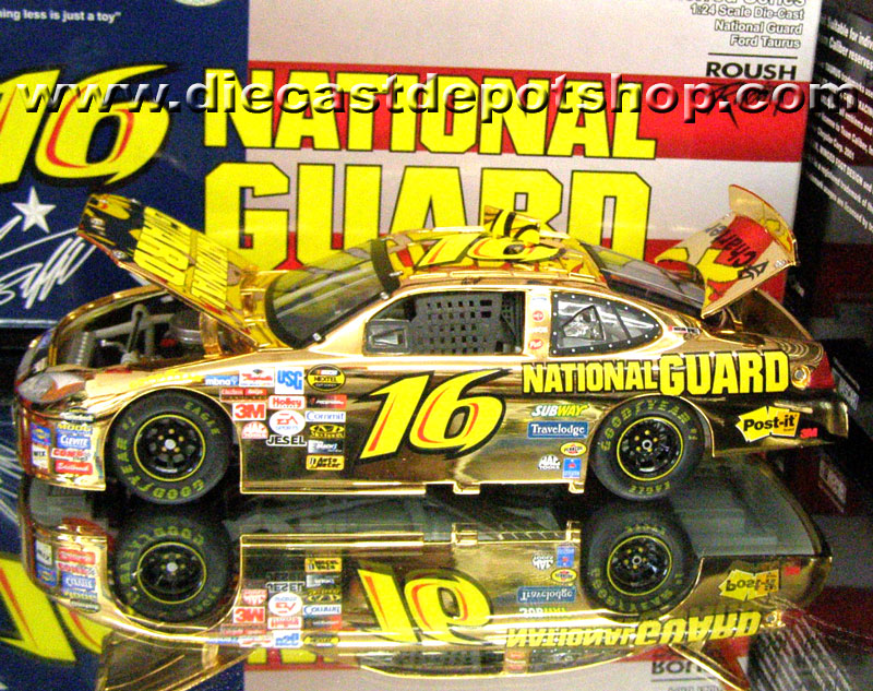 GREG BIFFLE 2005 NATIONAL GUARD GOLD CHROME EDITION 1/24 TEAM CALIBER ...