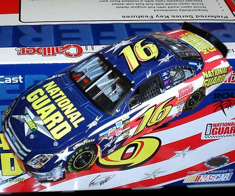 GREG BIFFLE 2006 NATIONAL GUARD FORD FUSION 1/24 TEAM CALIBER PREFERRED