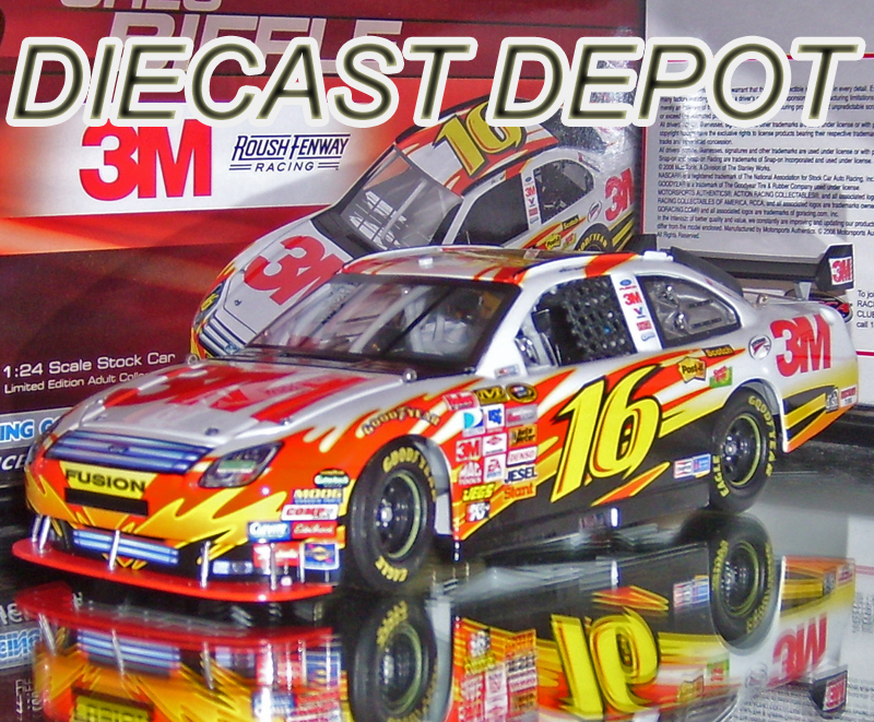 GREG BIFFLE 2008 3M FORD FUSION COT 1/24 MOTORSPORTS AUTHENTICS