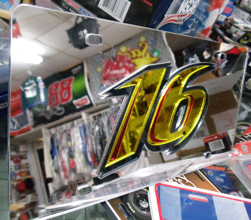 GREG BIFFLE LASER CUT ACRYLIC TAG LICENSE PLATE