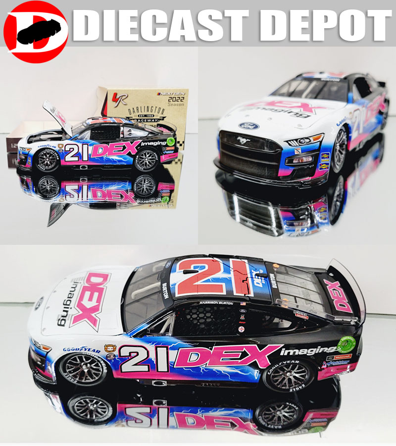 HARRISON BURTON 2022 DARLINGTON THROWBACK RETRO DEX IMAGING (JEFF ...