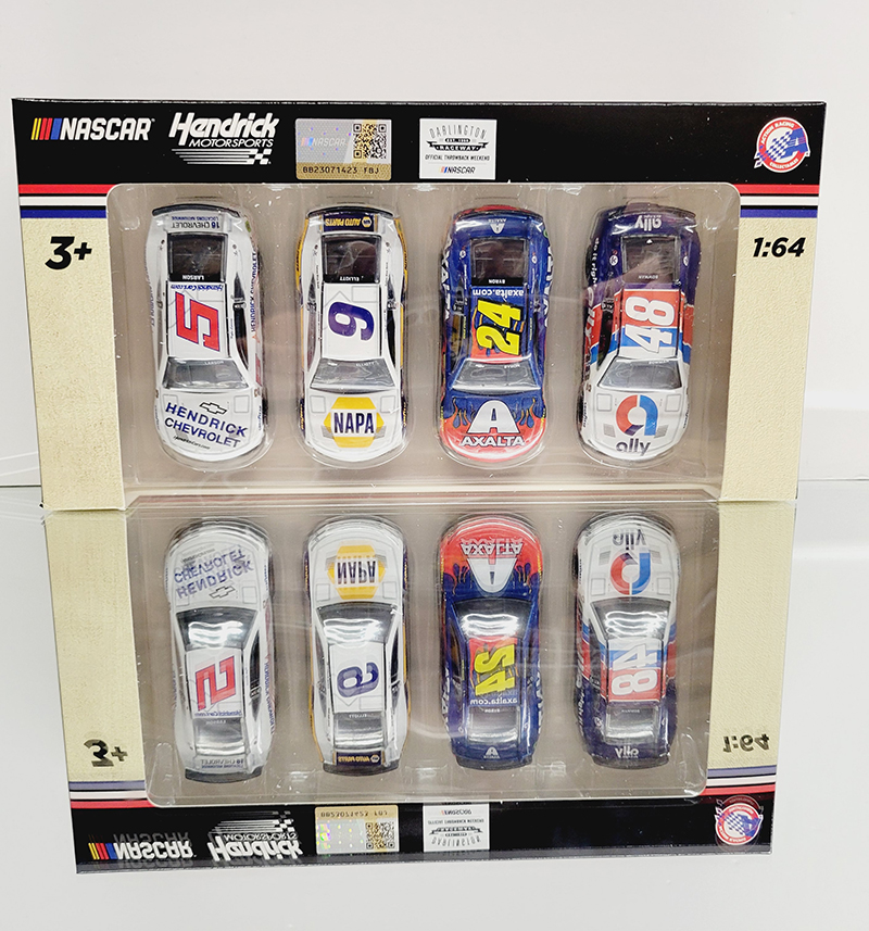 HENDRICK MOTORSPORTS 2022 DARLINGTON THROWBACKS 4-CAR SET 1/64 ACTION ...