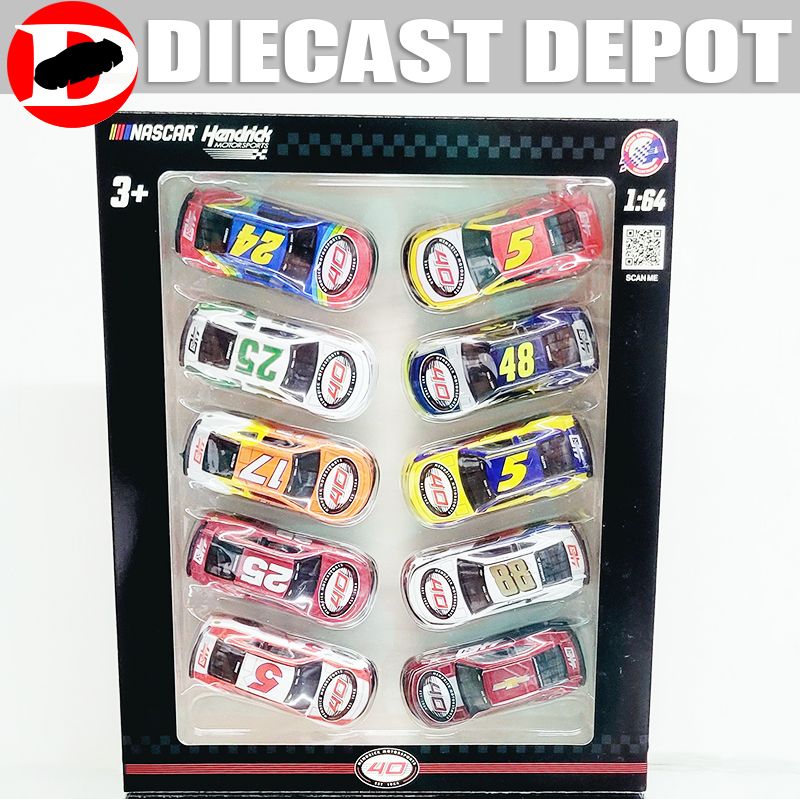 HMS 40TH ANNIVERSARY COMMEMORATIVE 10-CAR SET 1/64 ACTION DIECASTS