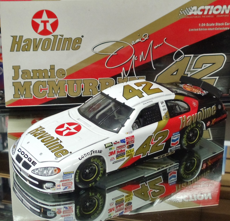 JAMIE MCMURRAY 2003 HAVOLINE/DAVEY ALLISON ROOKIE 1/24 SCALE DIECAST ...