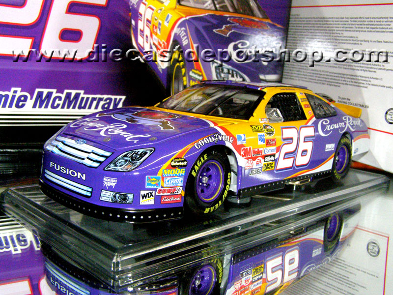 JAMIE MCMURRAY 2007 CROWN ROYAL 1/24 MOTORSPORTS AUTHENTICS