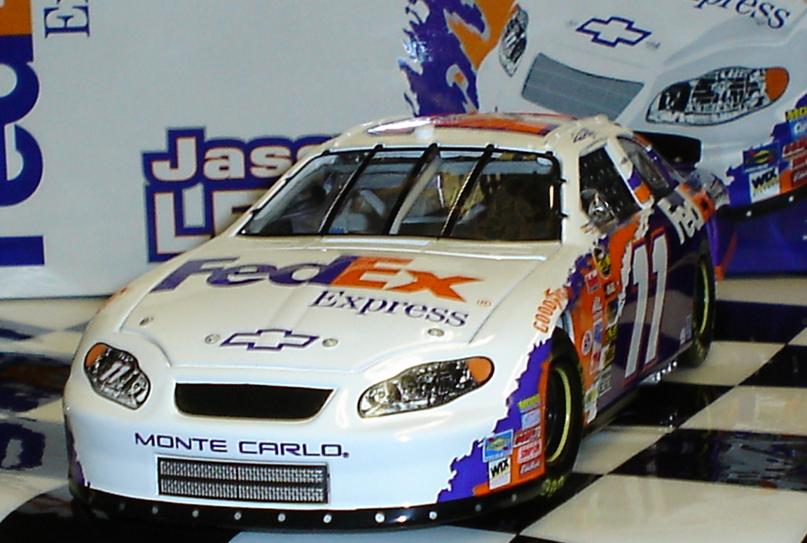 JASON LEFFLER 2005 #11 FEDEX EXPRESS 1/24 ACTION