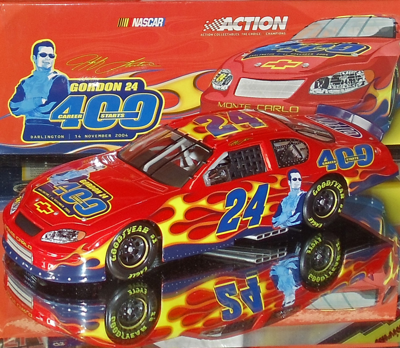 JEFF GORDON 2004 FANTASY CAR 400TH START 1/24 ACTION GM DEALERS