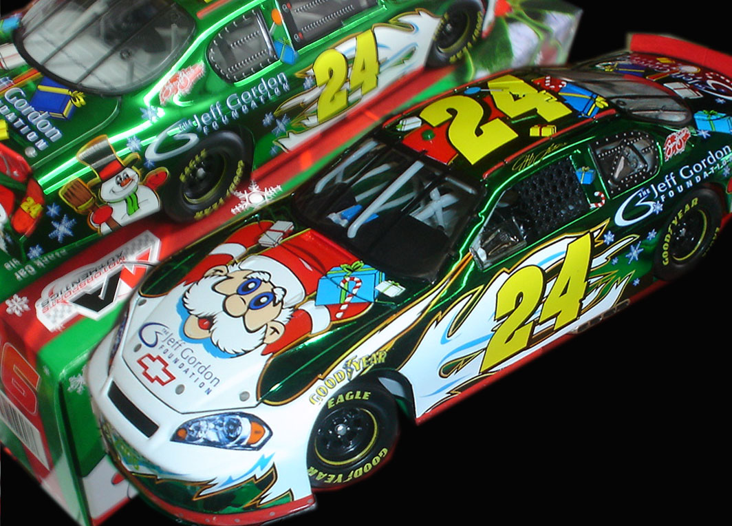 JEFF GORDON 2006 HOLIDAY FOUNDATION CAR COLOR CHROME 1/24 MOTORSPORTS ...