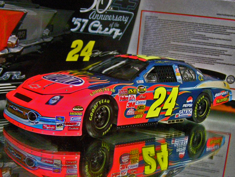 JEFF GORDON 2007 CHEVROLET 50TH ANNIVERSARY OF THE '57 CHEVY 1/24 ...