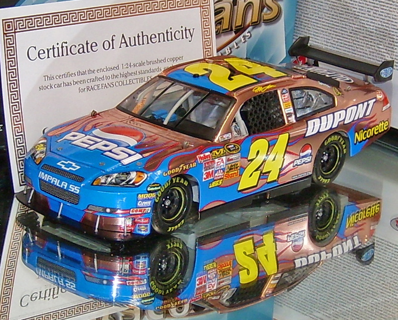 JEFF GORDON 2008 PEPSI COPPER COT 1/24 ACTION