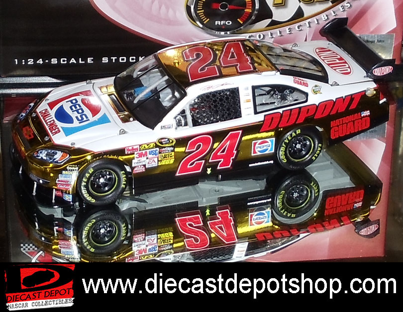 JEFF GORDON 2009 RETRO PEPSI COLOR CHROME 1/24 ACTION (450 MADE)