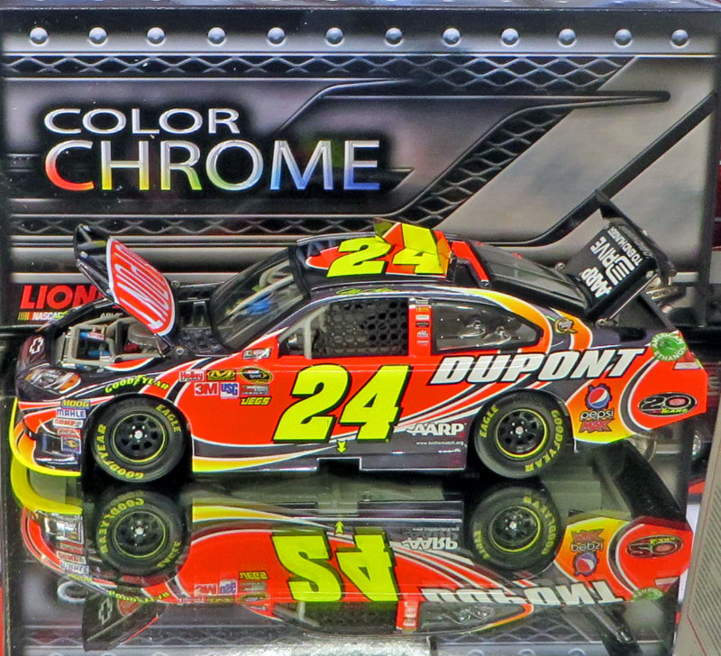 JEFF GORDON 2012 DUPONT COLOR CHROME 1/24 ACTION