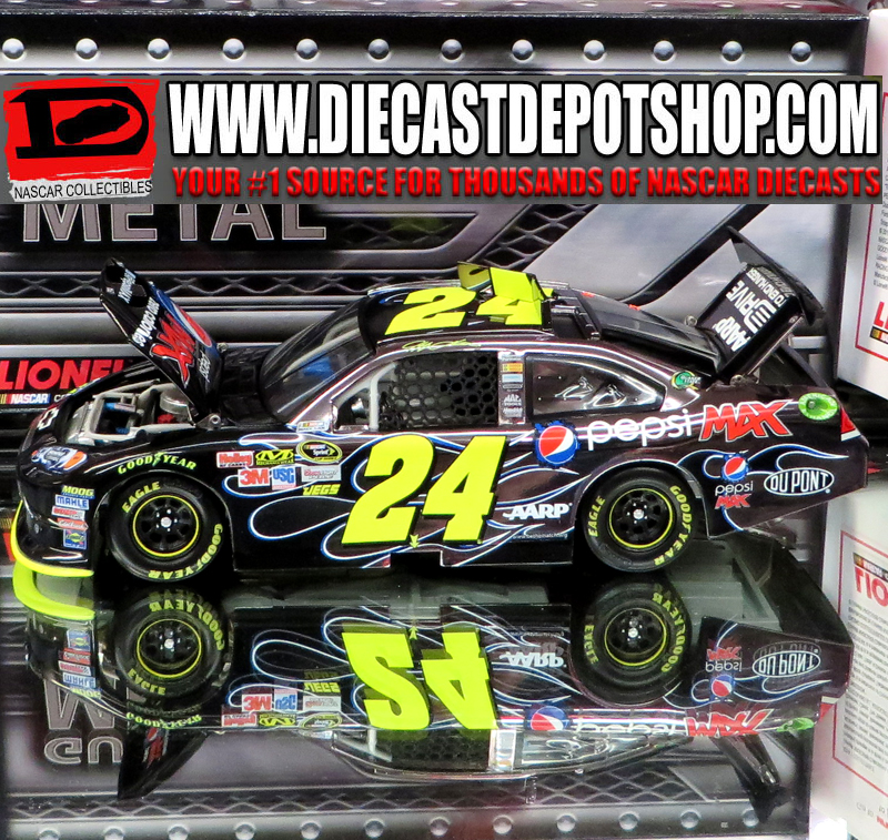 JEFF GORDON 2012 GUNMETAL PEPSI MAX 1/24 ACTION (120 MADE)