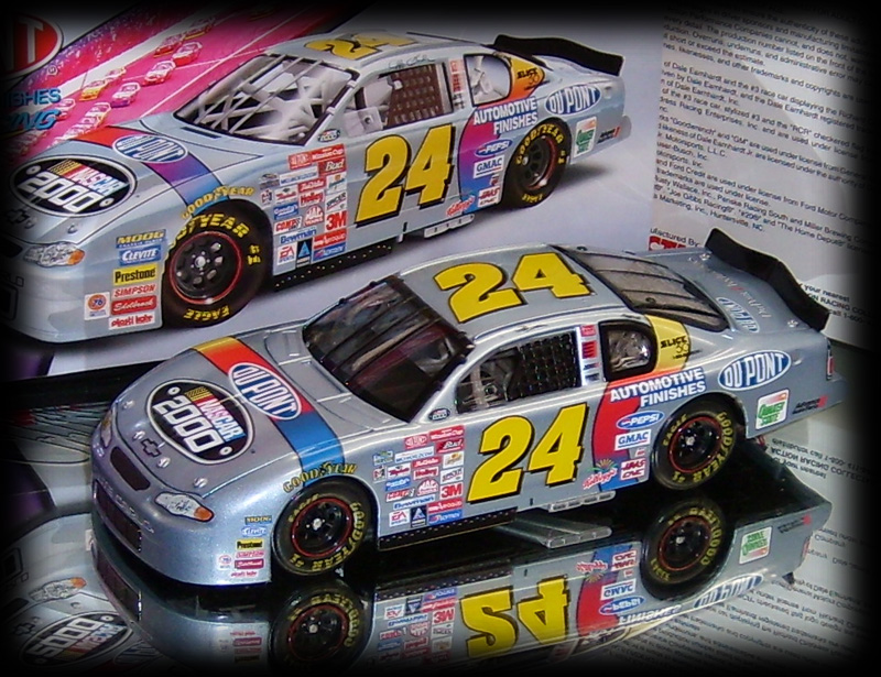 JEFF GORDON NASCAR 2000 SILVER SPECIAL PAINT SCHEME 1/24 ACTION