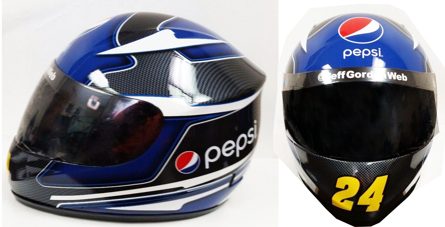 JEFF GORDON PEPSI FULL SIZE REPLICA HELMET