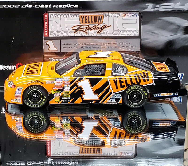 JIMMIE SPENCER 2002 YELLOW FREIGHT 1/24 TEAM CALIBER PREFERRED