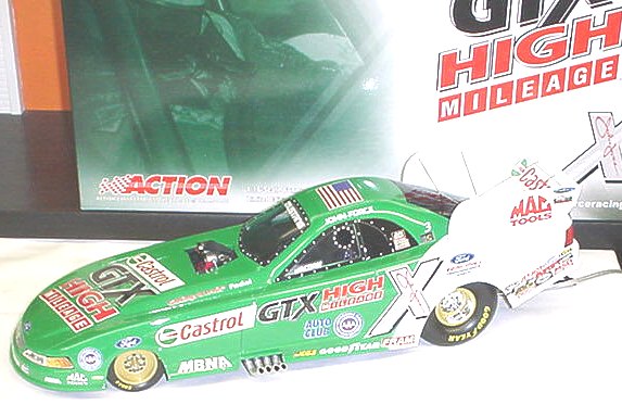 John Force Castrol GTX High Mileage 2004 Mustang 1/16 Scale