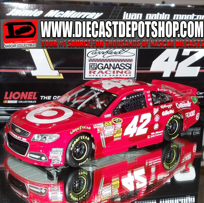 JUAN PABLO MONTOYA 2013 TARGET 1/24 ACTION