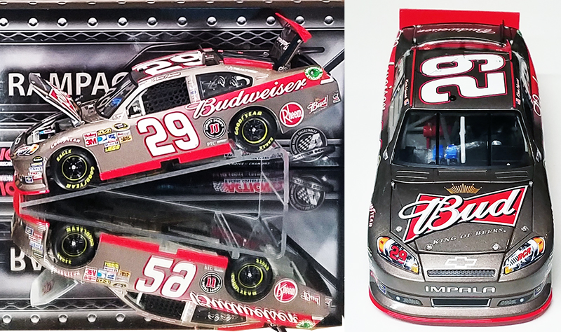 KEVIN HARVICK 2012 BUDWEISER RAMPAGE 1/24 ACTION