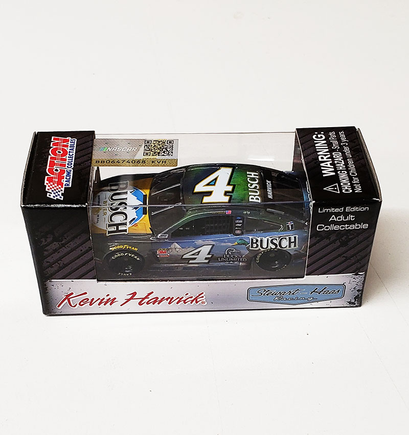 KEVIN HARVICK 2019 BUSCH/ DUCKS UNLIMITED #4 MUSTANG 1/64 ACTION