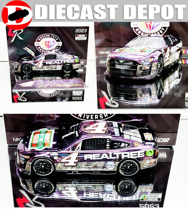 KEVIN HARVICK 2023 HUNT BROTHERS REALTREE BLACK COLOR CHROME 1/24 ...