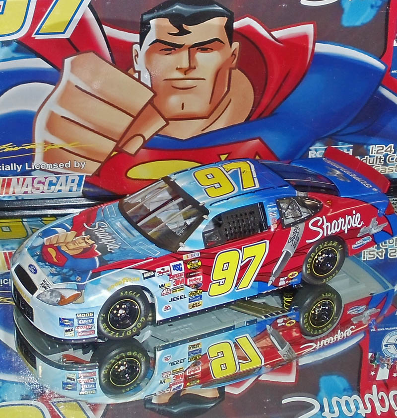 KURT BUSCH 2004 SUPERMAN 1/24 TEAM CALIBER OWNER'S
