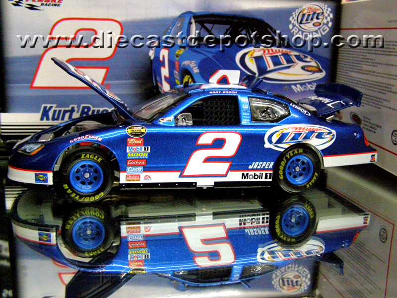 KURT BUSCH 2007 MILLER LIGHT 1/24 MOTORSPORTS AUTHENTICS