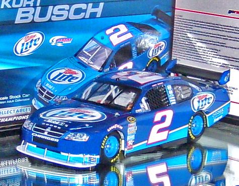 KURT BUSCH 2008 MILLER LIGHT CHARGER 1/24 ACTION
