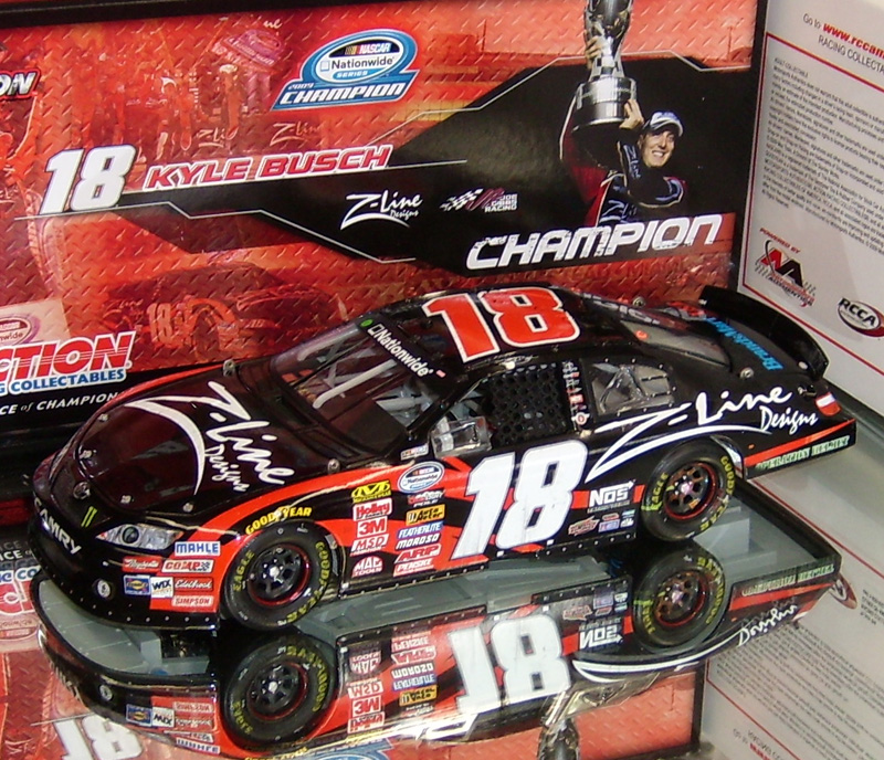 KYLE BUSCH 2009 Z-LINE NATIONWIDE SERIES CHAMPIONSHIP RACED VERSION 1/ ...