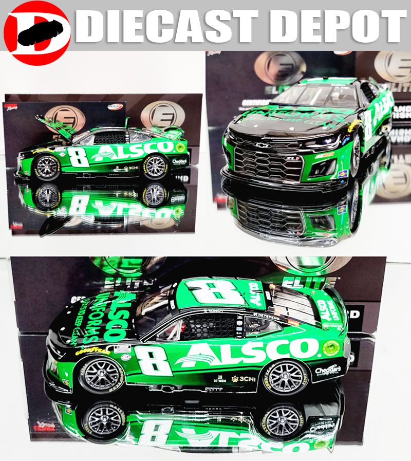 KYLE BUSCH 2023 ALSCO #8 CAMARO COLOR CHROME 1/24 ACTION COLLECTOR ...