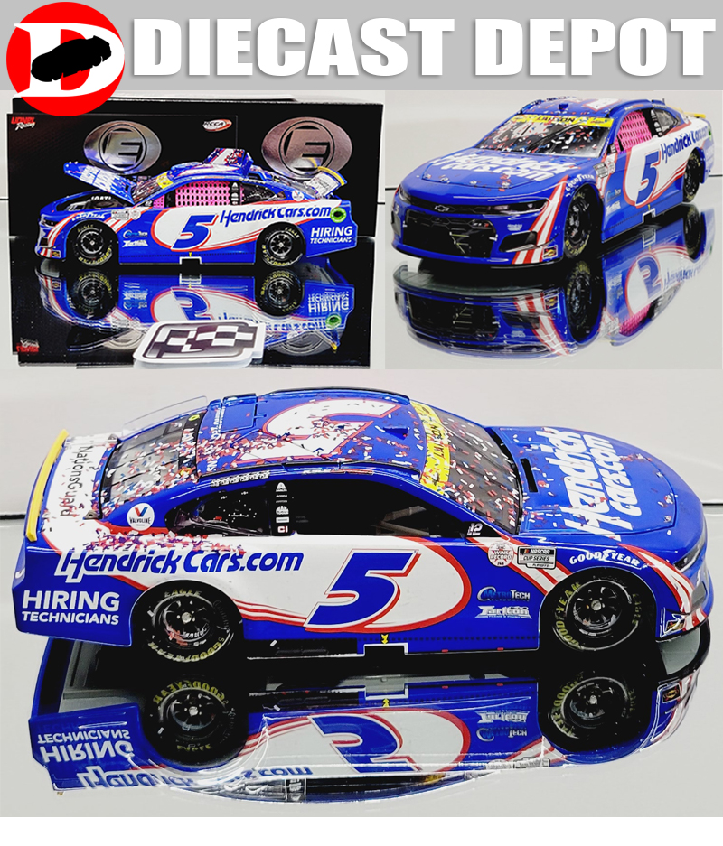KYLE LARSON 2021 CHARLOTTE ROVAL WIN RACED VERSION #5 HENDRICKCARS.COM ...