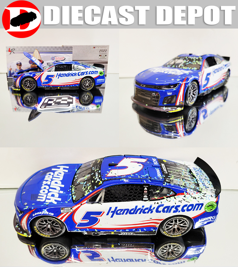 KYLE LARSON 2022 CALIFORNIA WIN RACED VERSION HENDRICKCARS.COM #5 NEXT ...