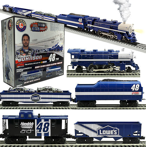 LIONEL JIMMIE JOHNSON READY-TO-RUN ELECTRIC TRAIN SET