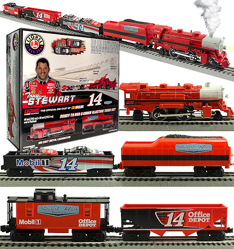 LIONEL TONY STEWART READY-TO-RUN ELECTRIC TRAIN SET
